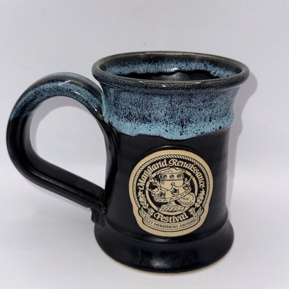 Dining | Grey Fox Pottery Maryland Renaissance Festival Pottery Blue ...